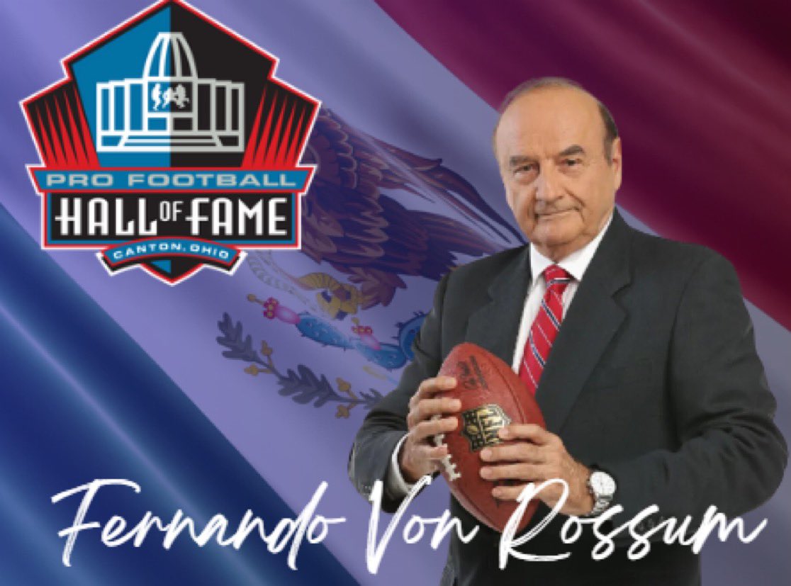 Von Rossum, el mítico narrador entra al Salón de la Fama de la NFL ...